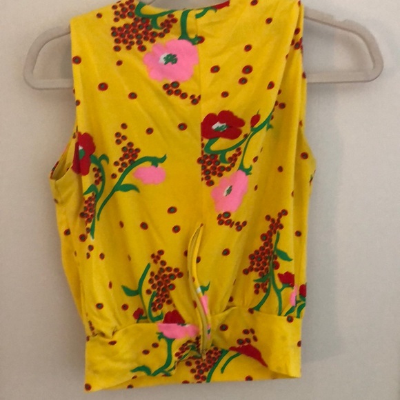 Vintage | Tops | Vintage Yellow Top | Poshmark